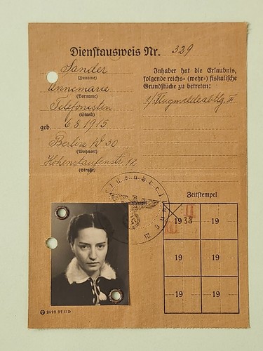 WW2 Germany. Service ID for Telephone Operator. 1938 | eBay