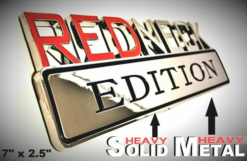 METAL Redneck Edition Emblem HIGHEST QUALITY ON EBAY Ford Bumper Decal ...