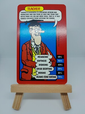Teacher - The Beano TOP TRUMPS 2003 Winning Moves - Single Card | eBay UK