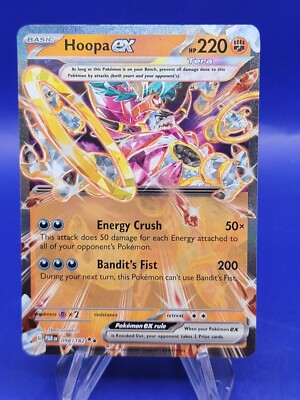 Pokemon TCG Paradox Rift Hoopa ex 098/182 Double Rare NM | eBay