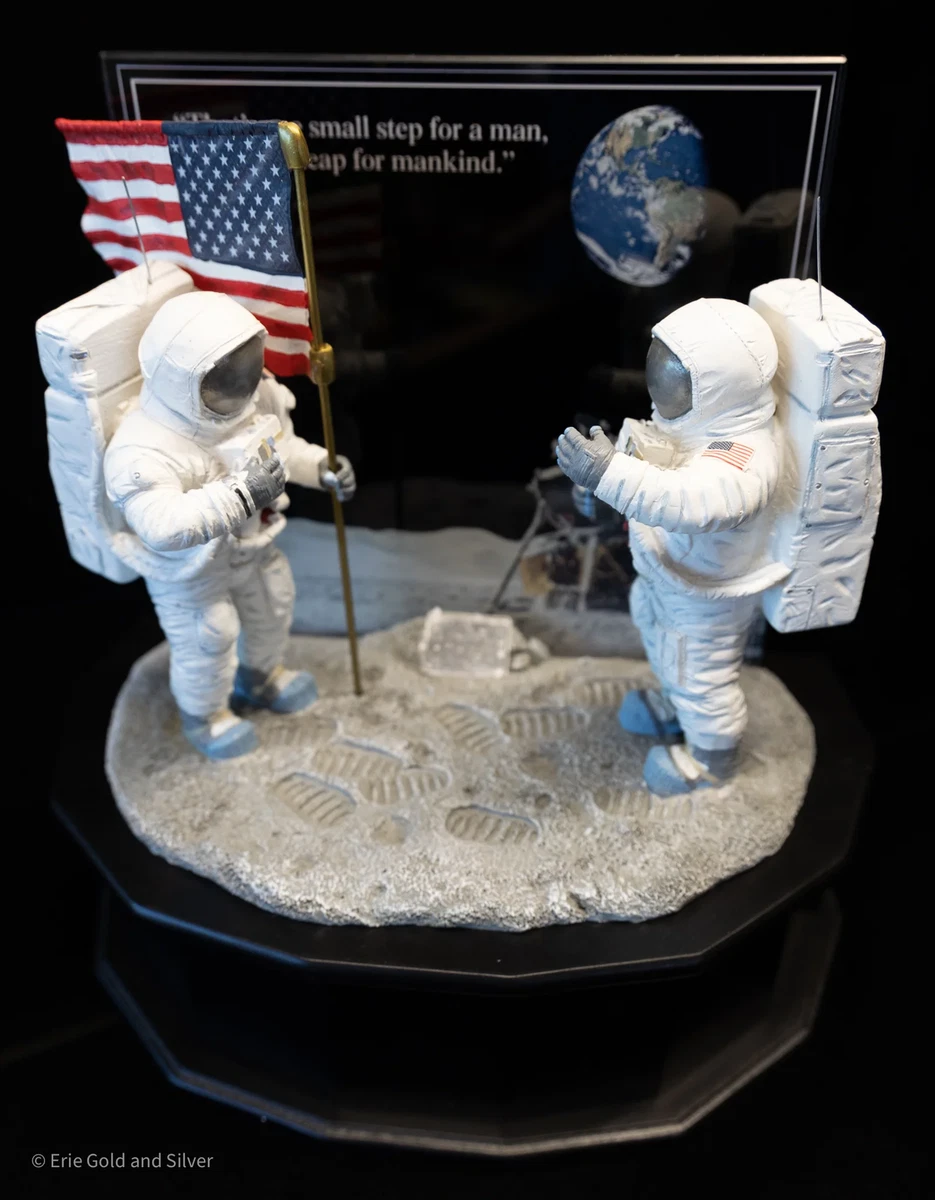 Apollo 11 Moonwalk Flag Astronaut