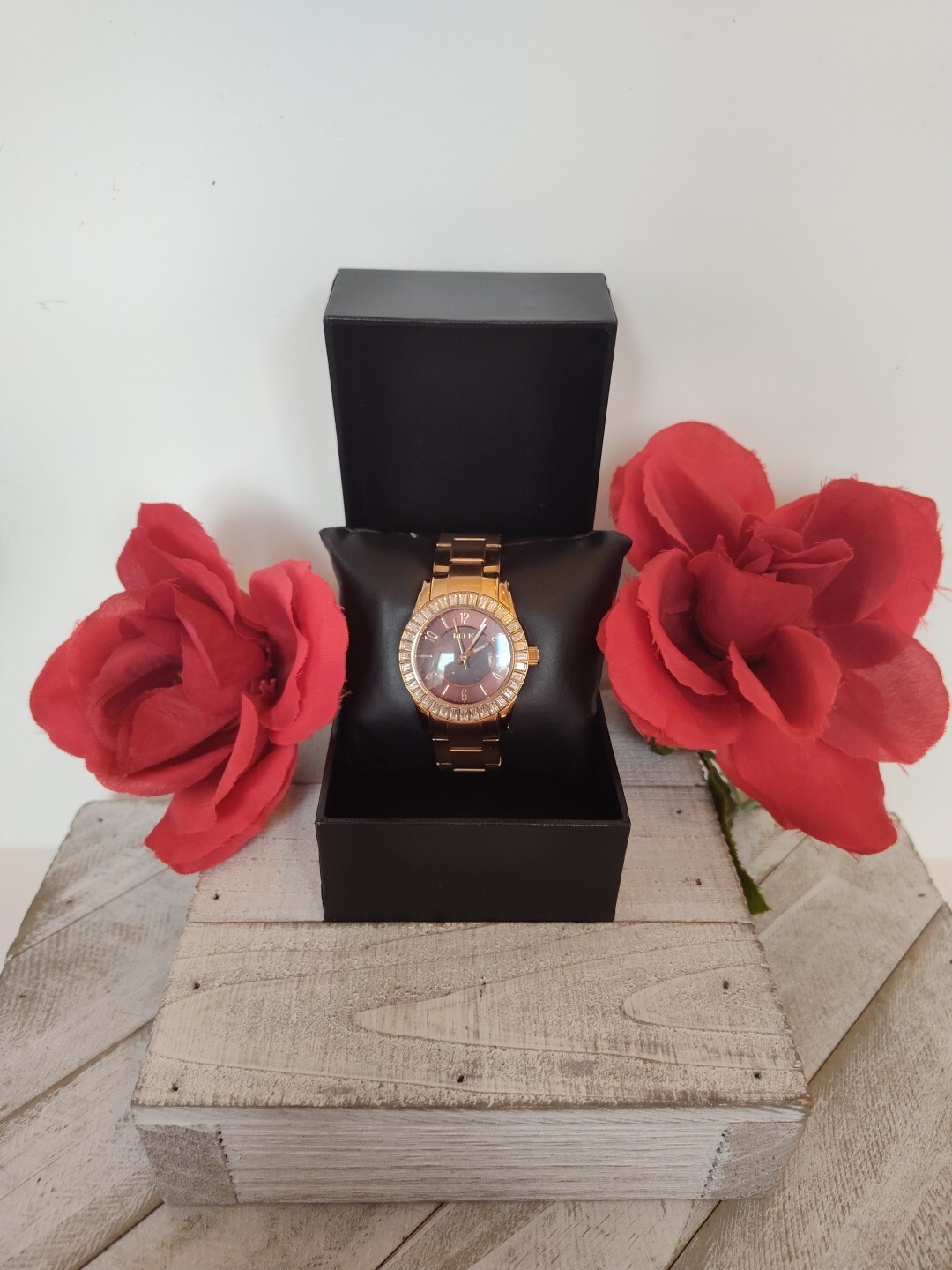 Relic Ladies "Hannah" Rose Gold-tone Dial Bracelet Wa… - Gem