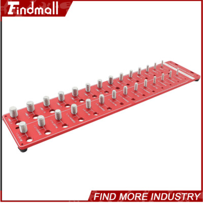 Nut and Bolt Thread Checker 28 Thread Identifier Gauge Inch and Metric ...