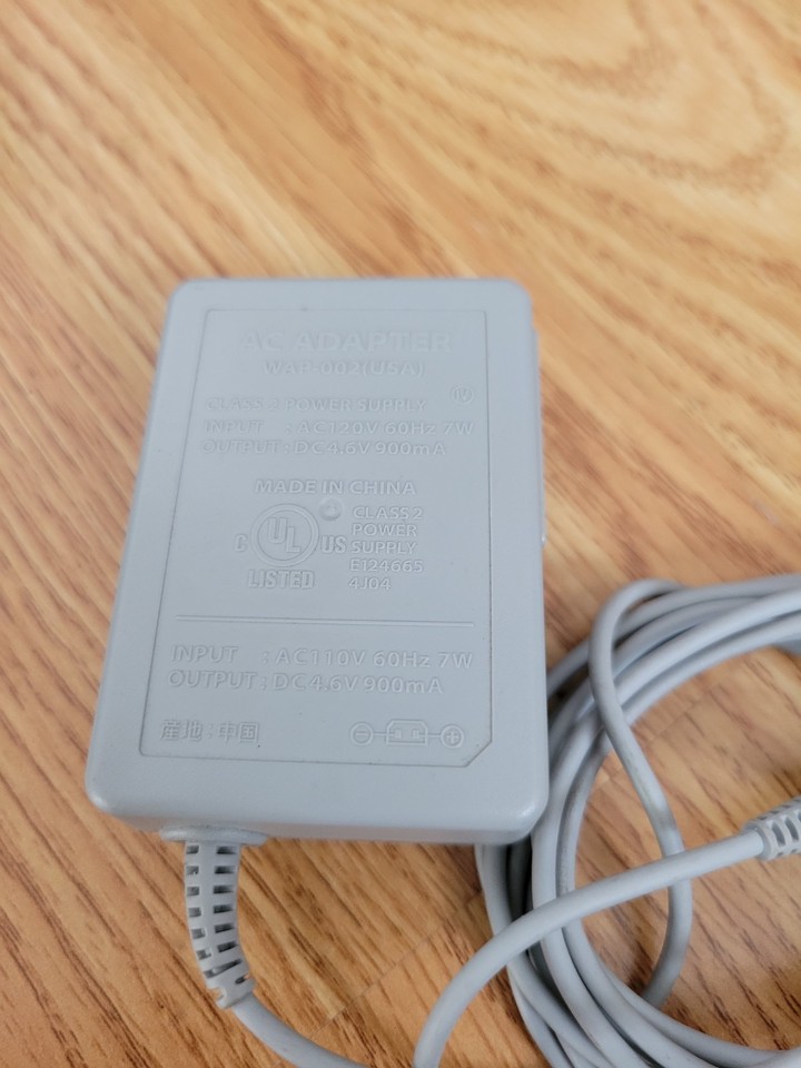 Official Nintendo WAP-002 AC Adapter Charger Power Supply for 3DS 2DS ...