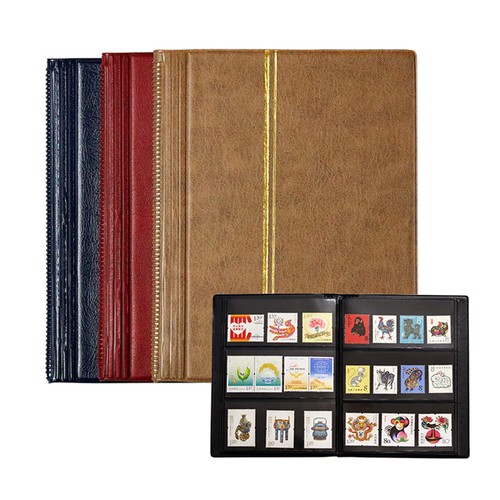 20 Sheets Stamps Collection Album Stamps Holder Collection Stamp Albums ...
