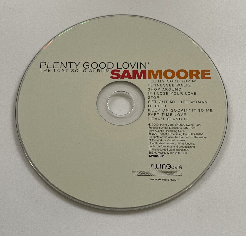 Sam Moore Plenty Good Lovin Cd Album Funk Soul Near Mint Condition ...