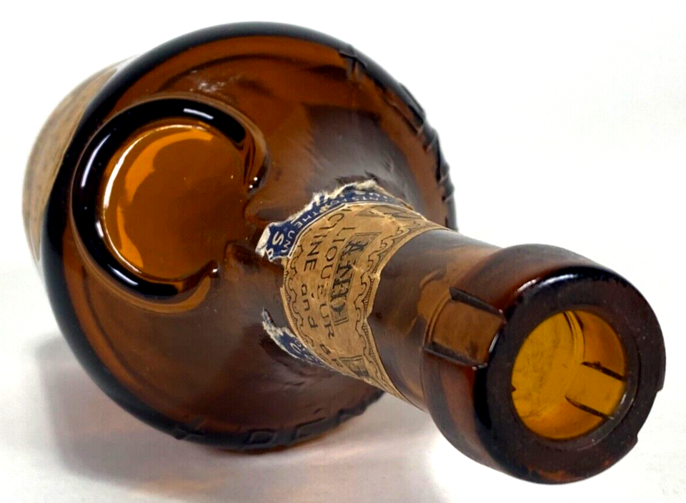 B & B Dom Benedictine Liqueur Vintage Liquor Bottle - Brown Glass ...