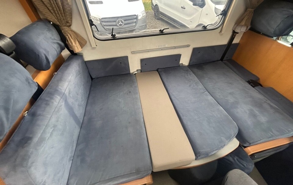 Fiat Ducato Hymer C546 2.8L Motorhome 2003 - 5 Berth 6 Seat Belts Fixed ...