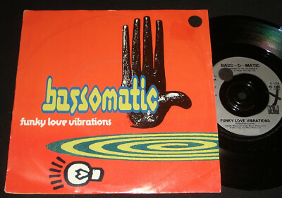 BASSOMATIC P/S 45 - FUNKY LOVE VIBRATIONS 1990s ELECTRO HOUSE | eBay ...