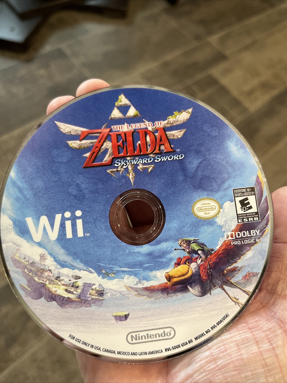 Legend Of Zelda Skyward Sword Wii 2011 Complete CIB w/ Music CD 25th ...