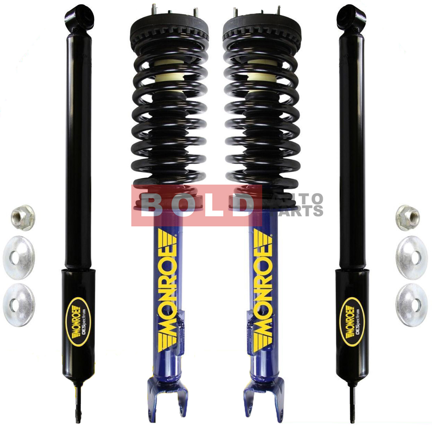 Front Complete Strut & Rear Shocks 4PCS Set Monroe For 2005-2010 ...