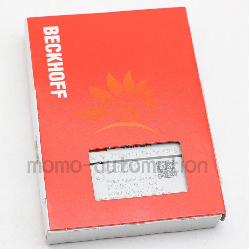 NEW Beckhoff EL9512 Power Supply Terminal 12VDC MFGD 1PCS | eBay UK