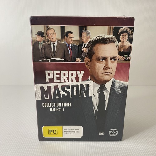 Perry Mason Collection 3 Season 7 - 9 DVD Box Set Region 4 NTSC New ...