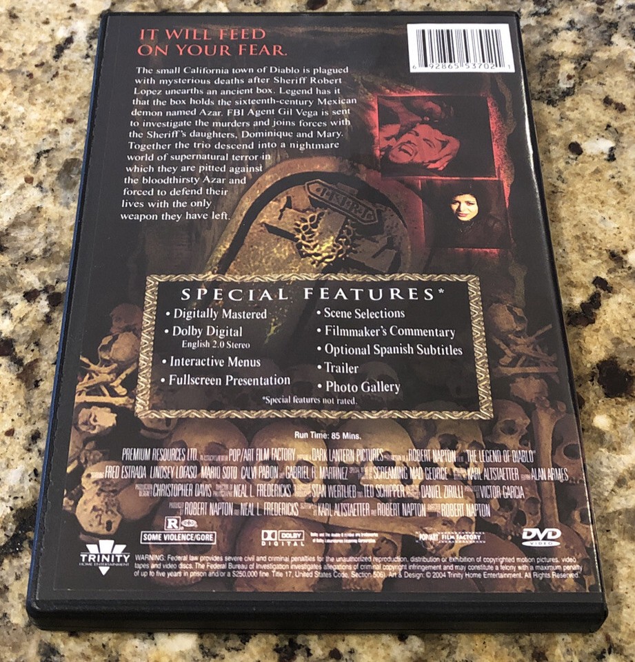 The Legend of Diablo (DVD, 2005) Fred Estrada, Lindsey Lofaso, Mario Soto 692865537021| eBay