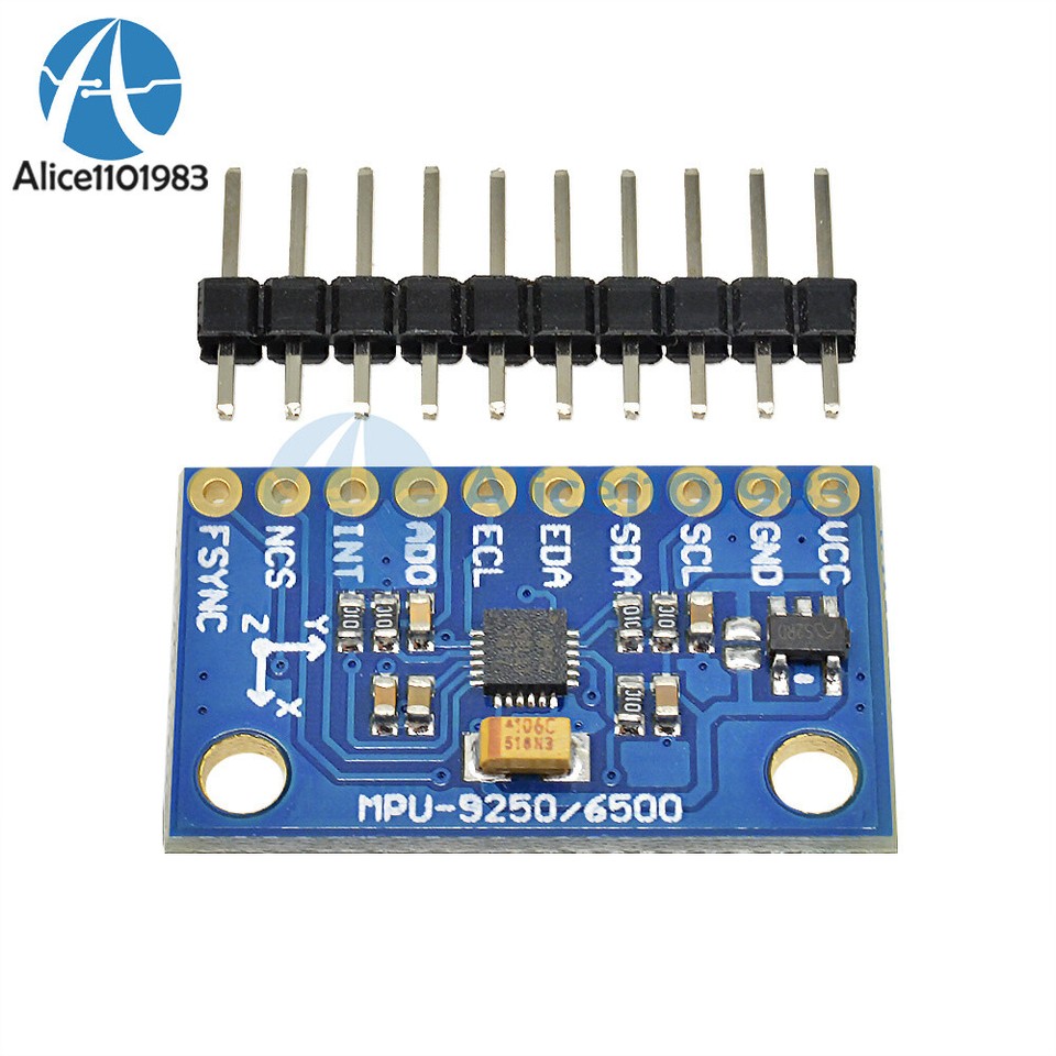 2PCS MPU-9255 Sensor Module Three-axis Gyroscope Accelerometer Magnetic ...