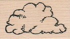 Large Cloud 1 1/2 x 2 1/4" Rubber Stamp, Celestial Stamp, Cloud Stamp ...