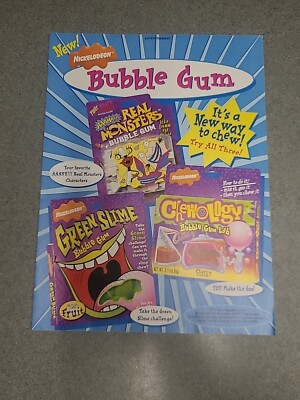 Nickelodeon Bubble Gum Aaahh!!! Real Monsters Print Ad 1997 8x11 Wall ...