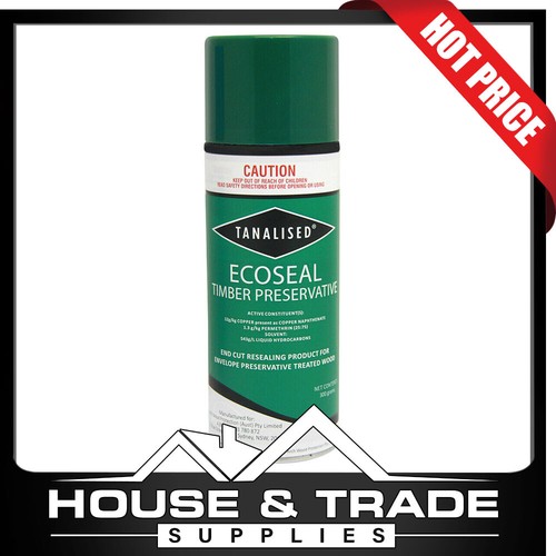 Tanalised Timber Preservative Spray 300 Grams End Cut Resealing ECOSEAL ...