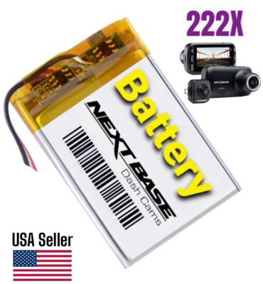 Nextbase 222X Dash Cam New Replacement Battery UPGRADE Spare Battery ...