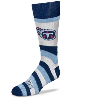 Tennessee Titans Football Pro Stripe Fuzzy Crew Socks | eBay