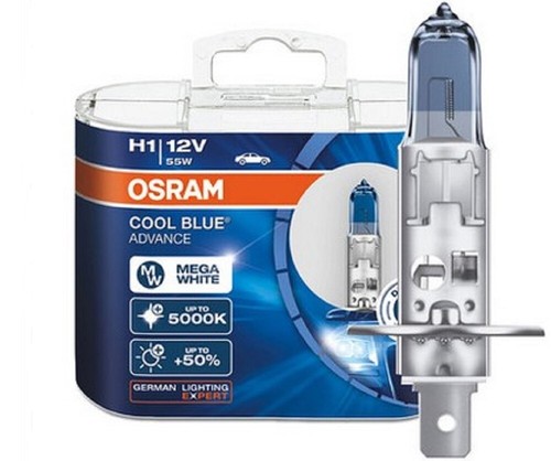 Genuine OSRAM Cool Blue Hyper White H1 5300K 12V 55W Car Bulbs Headlamp ...