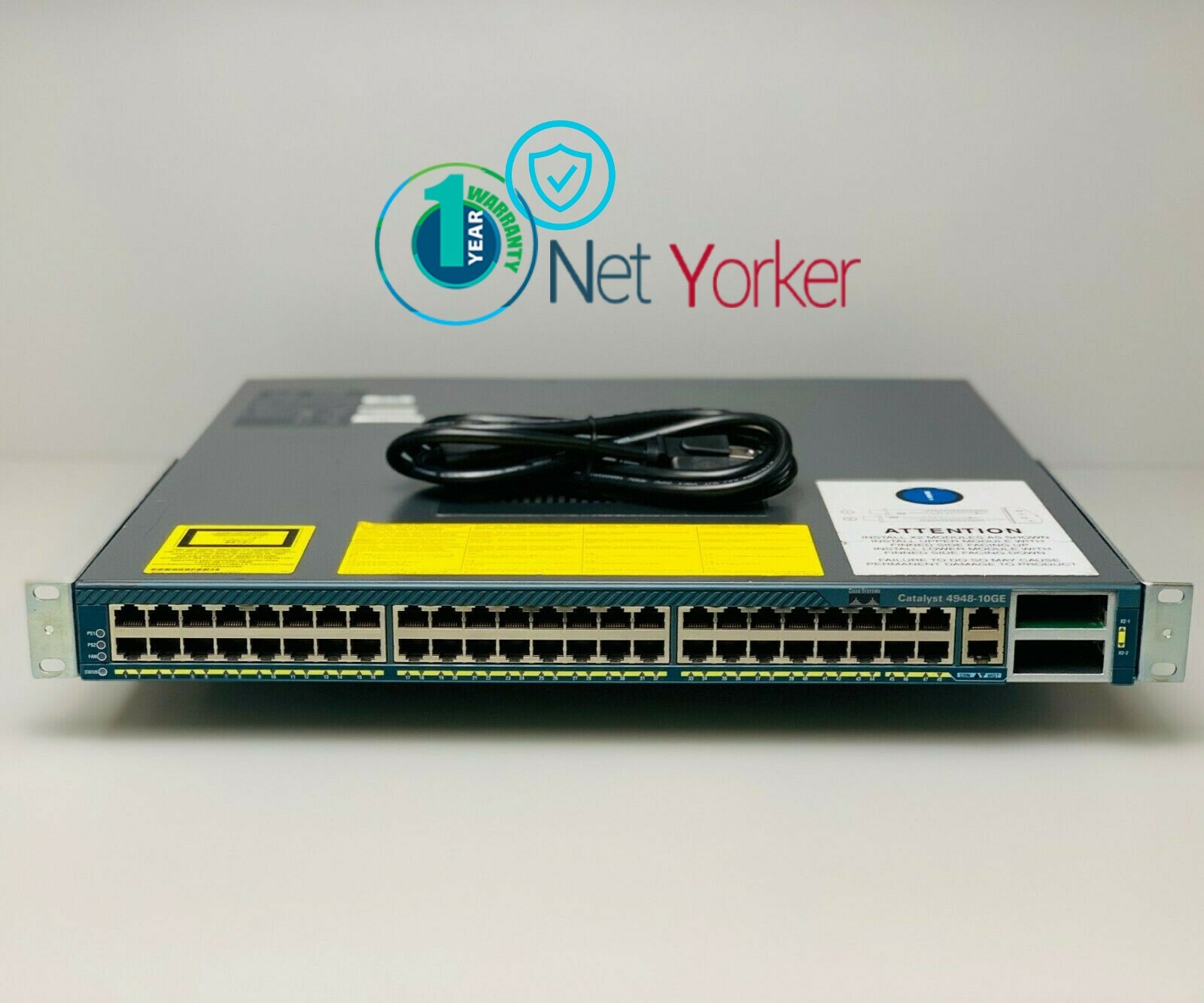 Cisco WS-C4948-10GE-S C4900 48 Port Gigabit +10GB Switch - Same Day ...