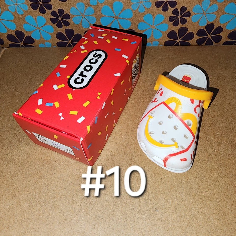 McDonald's CANADA Mini Croc Happy Meal Toys with CANADIAN Exclusives | eBay