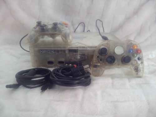 Microsoft Xbox Original Crystal Console FULLY WORKING | eBay UK