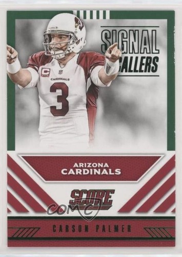 2016 Score Signal Callers Green Carson Palmer #1 | eBay
