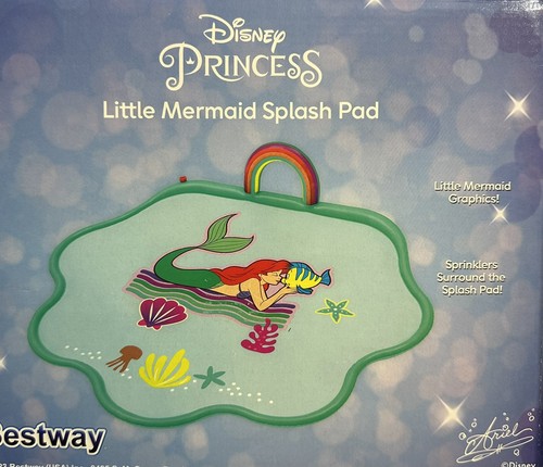 Disney Princess-The Little Mermaid-Splash Pad Sprinkler-64” X 57” | eBay