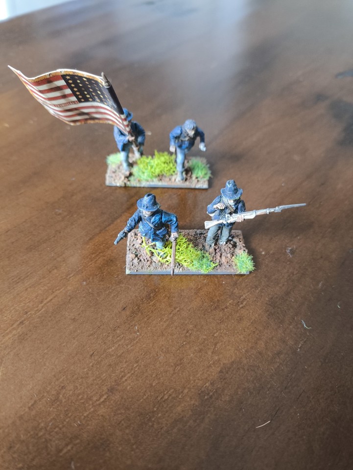 Perry Miniatures ACW AMERICAN CIVIL WAR 28mm PROPAINTED UNION INFANTRY ...