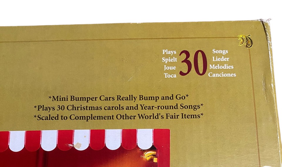 Mr. Christmas 2005 Gold Label Musical World's Fair “Bump and Go” Bumper ...