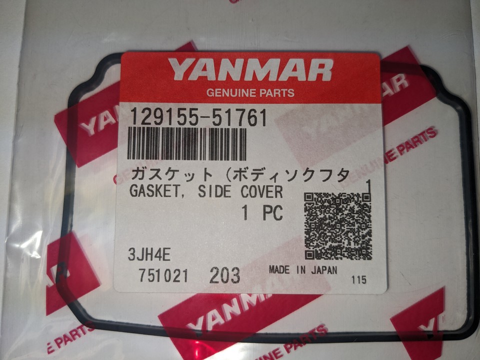 Yanmar Side Cover Gasket 129155-51761 (3) Cly | eBay
