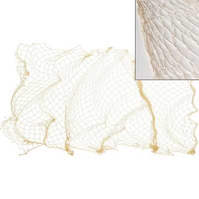 Natural Coloured Fish Net Netting Pirate Hawaiian Sea Party Decoration ...