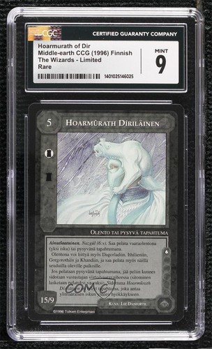 1995 Middle-earth CCG - The Wizards Finnish Limited Hoarmurath of Dir ...
