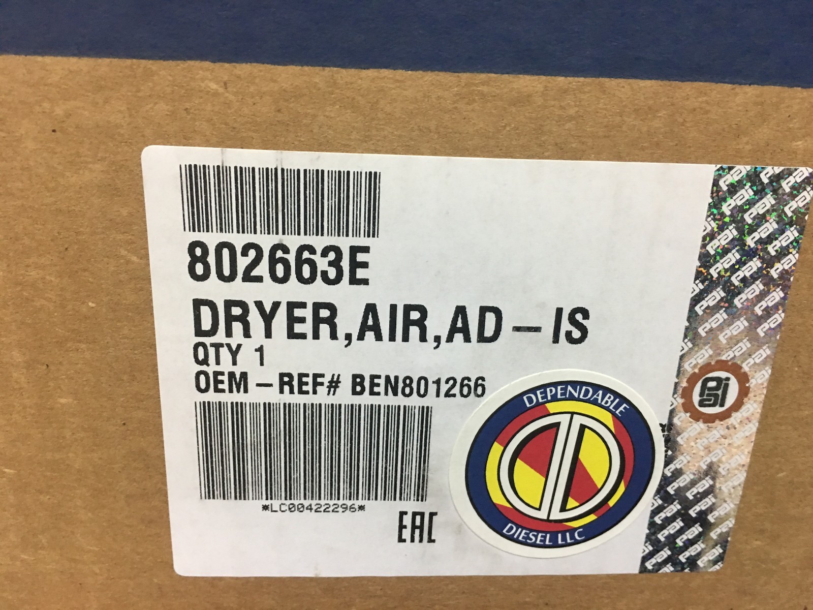 AD-IS Style Air Dryer Excel # 802663E Ref# Bendix 801266 5010696 ...