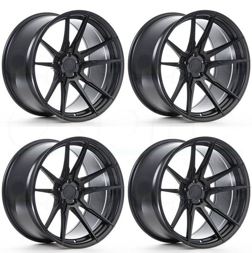 19x8.5 Rohana RFX2 5x112 42 Black Wheels Rims Set(4) 66.56 | eBay