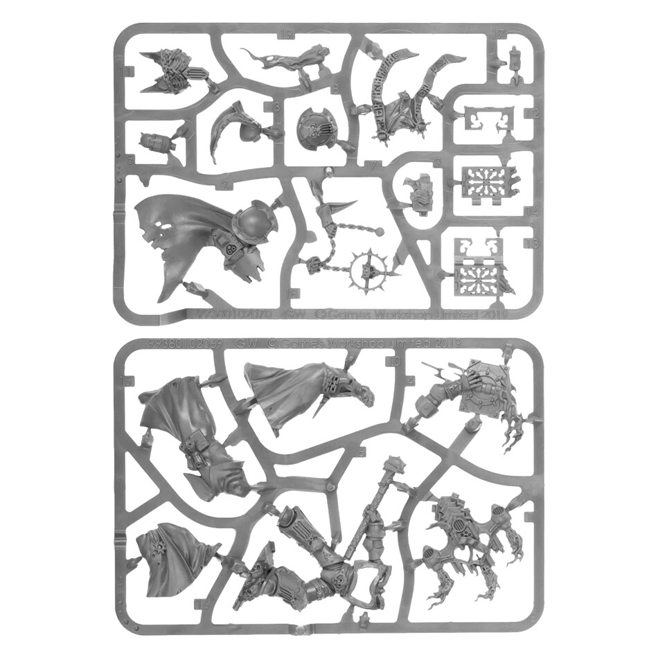Warhammer 40K Chaos Space Marines : Dark apostle + 2x Dark Disciples ...