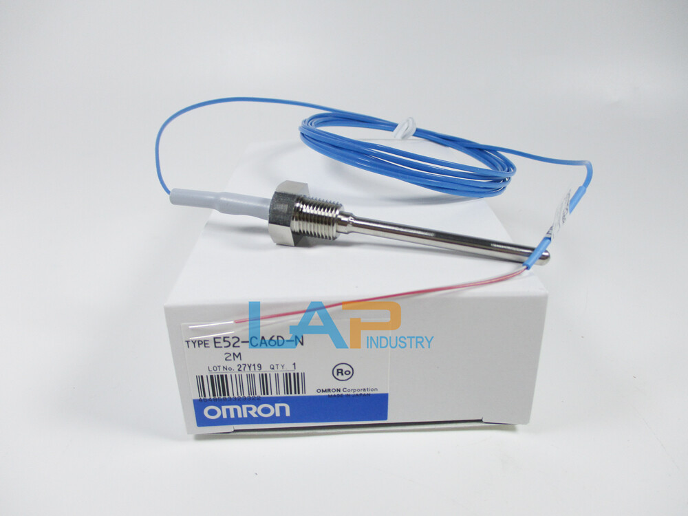 1PCS new For OMRON temperature sensor E52-CA6D-N 2M K type thermocouple ...