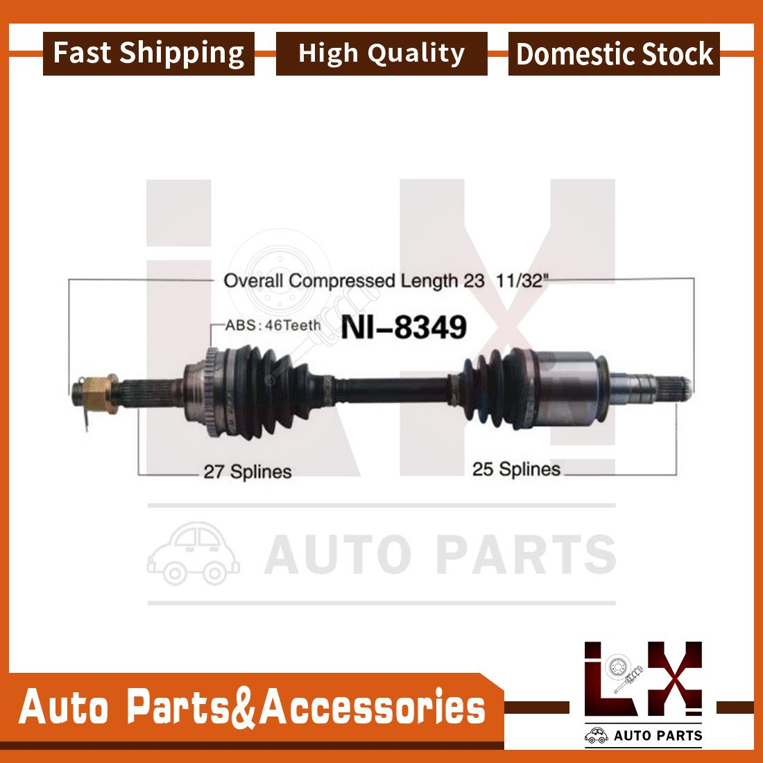 For 2004 2005 2006 Infiniti G35 4WD Front Right CV Axle Half Shaft ...