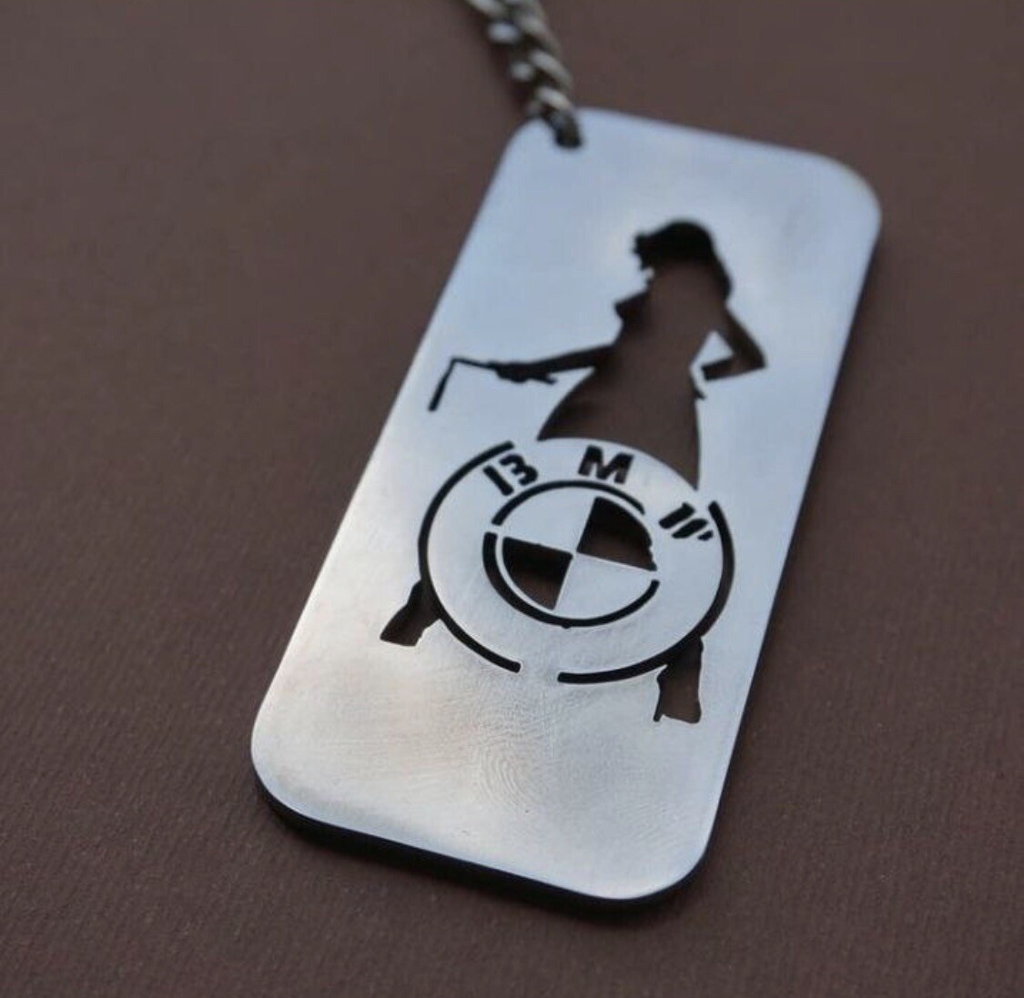 Keychain BMW Key ring high quality stainless steel 1,5mm | eBay