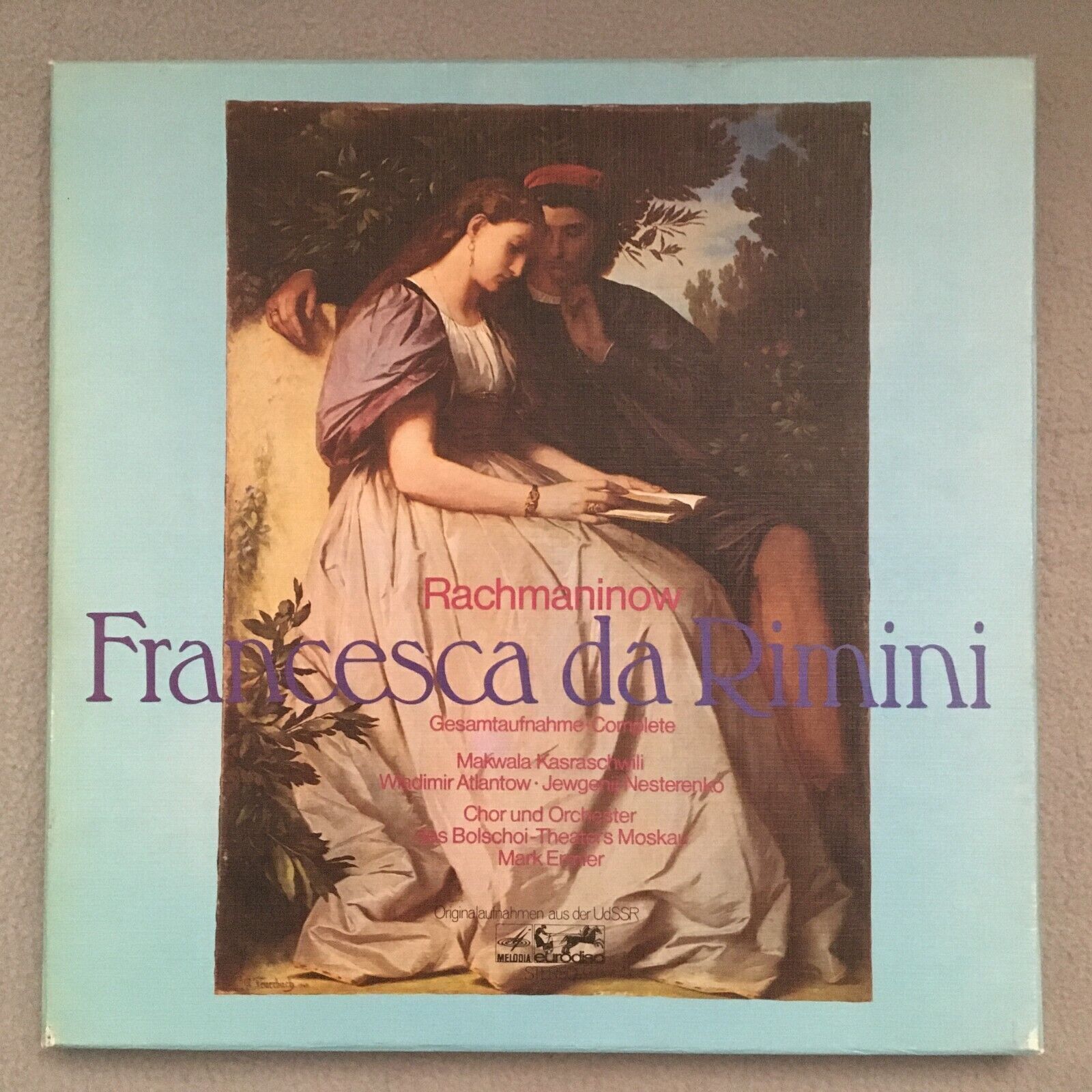 C317 Rachmaninov Francesca da Rimini Ermler 2LP Eurodisc 28 351 XDR ...