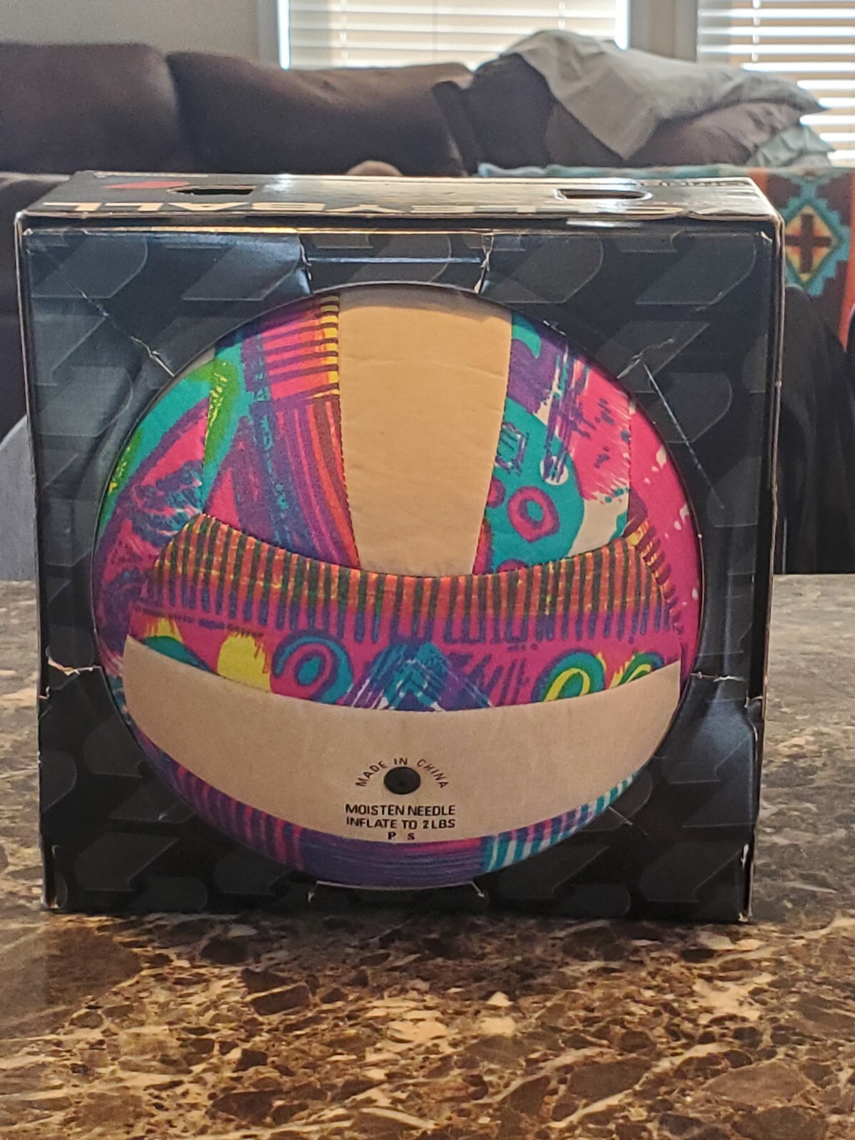 Vintage MVP Sportcraft Multi Color Pool Volleyball Butyl Bladder ...