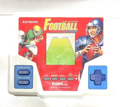 1994 Tiger Play Action Electronic Football Handheld Game Tested & WORKS ...
