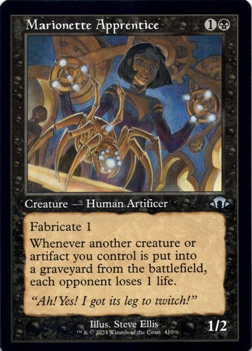 Marionette Apprentice (Retro Frame) Modern Horizons 3 - Magic MTG NM | eBay