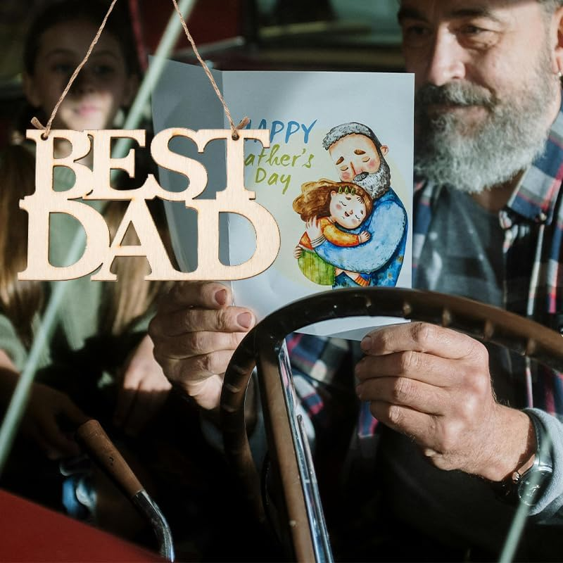 Dad Fathers Day Tree Decorations and Ornaments Best Dad Wall Decor Dad ...