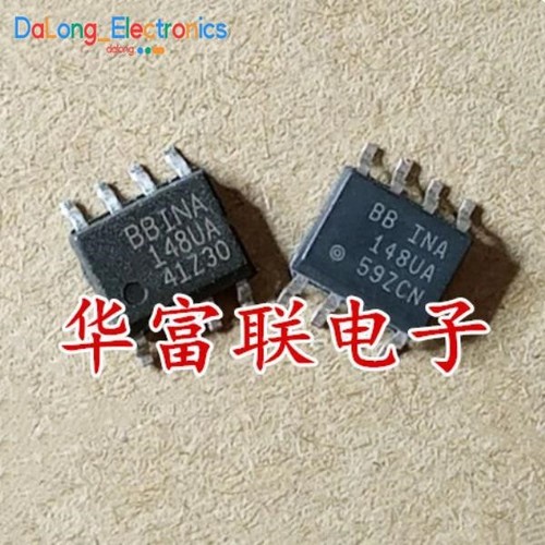 (5 Pcs)High Common Mode Voltage Differential Amplifier INA148UA SOP-8 ...