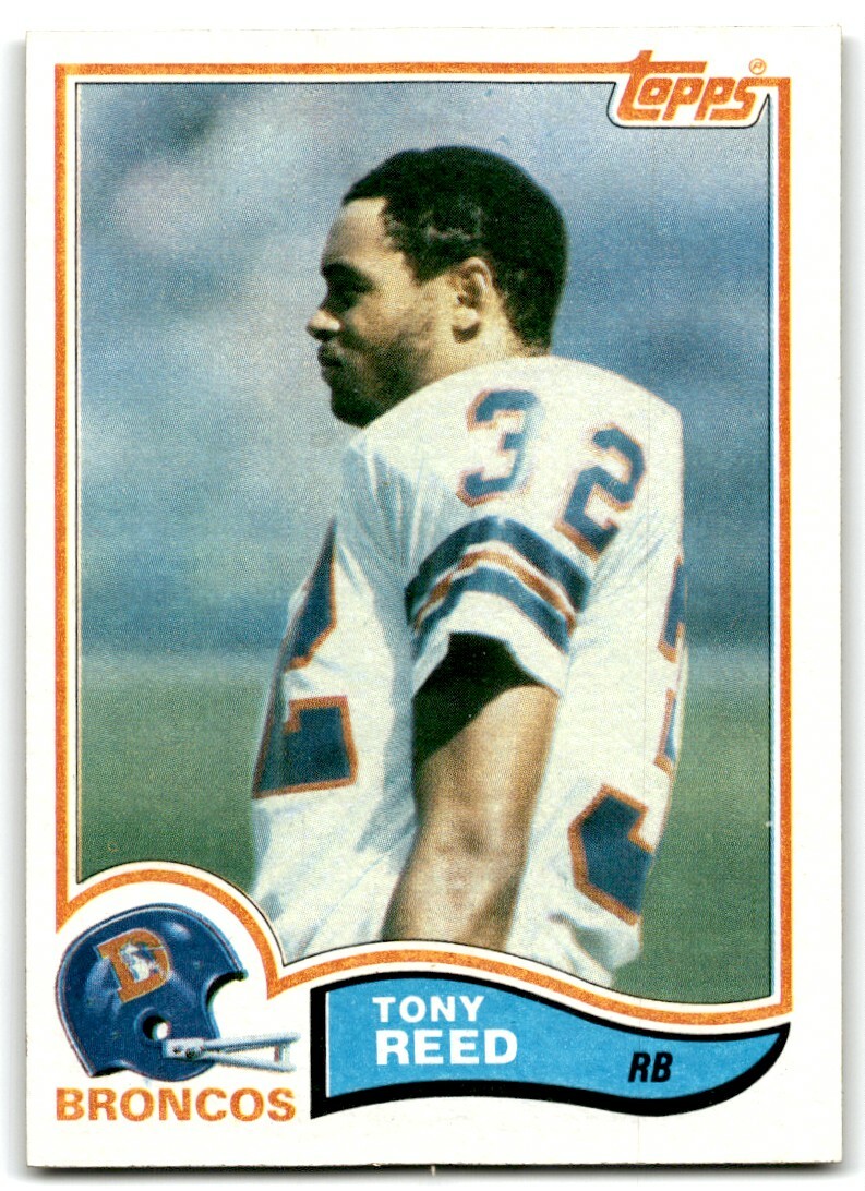 1982 TOPPS TONY REED DENVER BRONCOS #86 | eBay