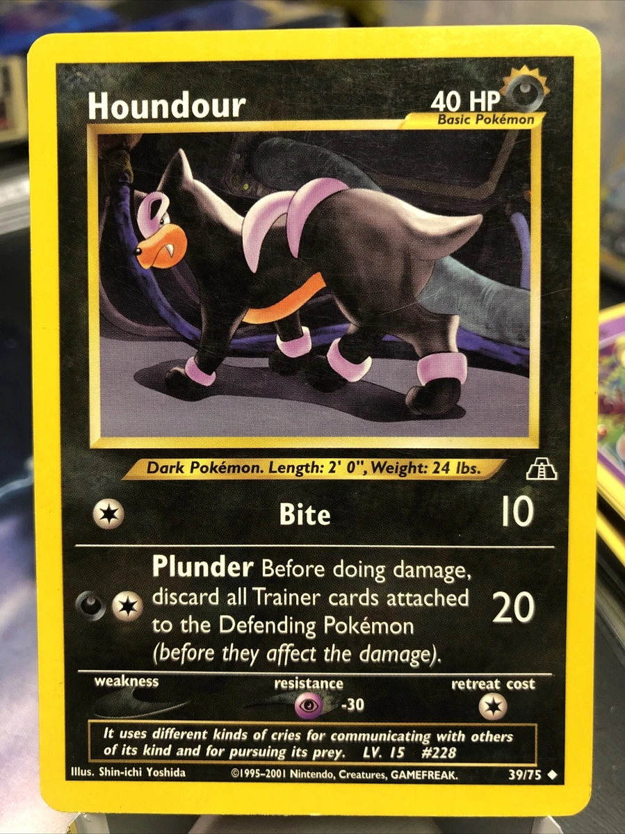 Houndour Pokemon Card