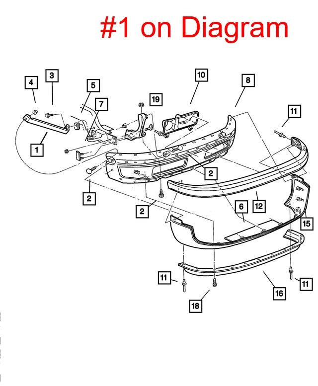 NEW OEM Mopar Front Right Outer Bumper Bracket 55234724 Ram 1500 2500 ...